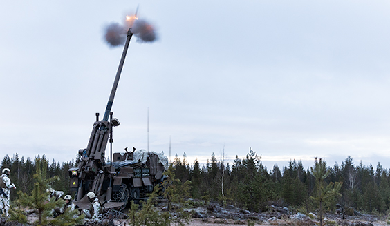 Live-Fire Exercise Improves Artillery Integration and Readiness - The Finnish Navy